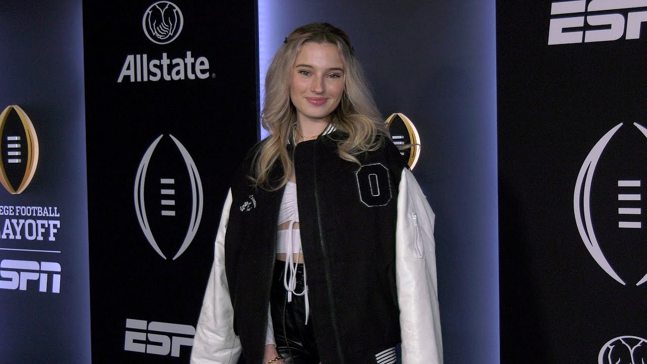 Cosette "ESPN and CFP’s Allstate Party at the Playoff" Blue Carpet in ...