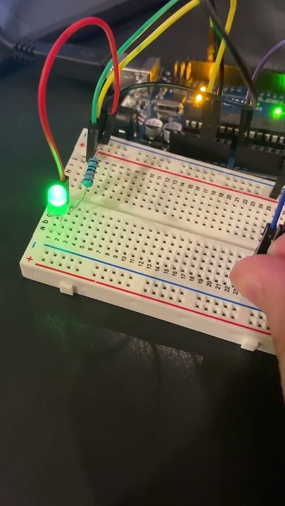 LED Blinking controlled by Potentiometer - YouTube