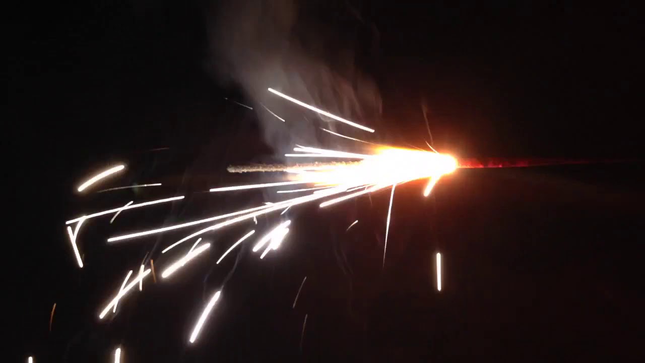 July 5 2019 fireworks 💥 night Version; neon red flame 🔥 with white ...