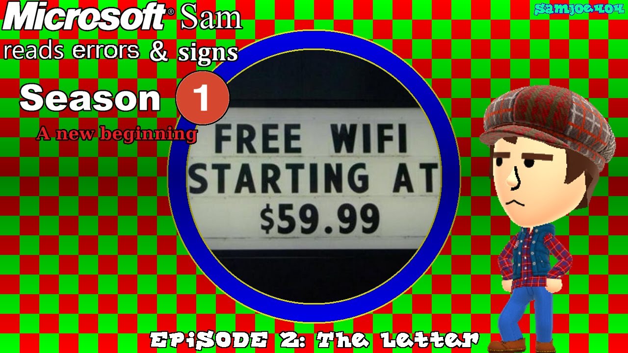 the Windows XP narrator reads funny errors and signs S1E2 - YouTube