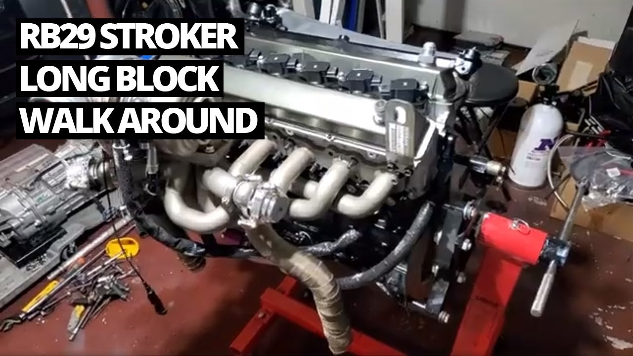 1000HP RB29 Stroker Engine Walk Around - YouTube