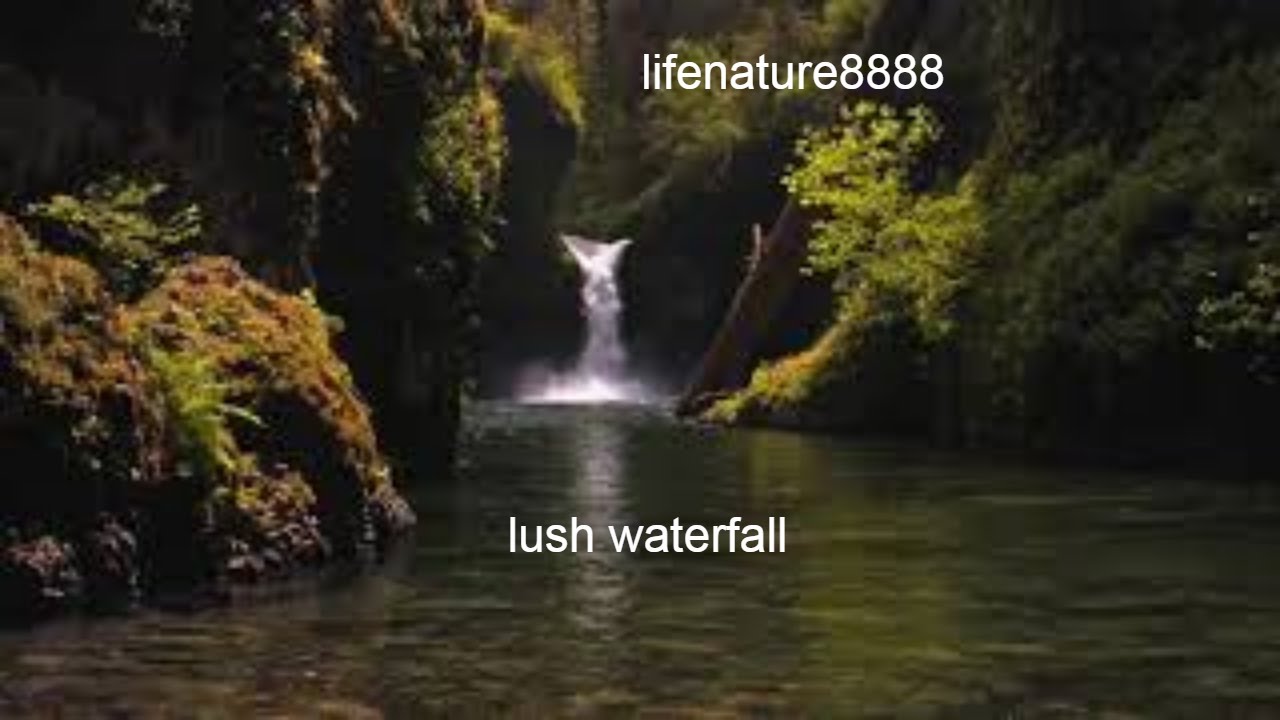 RELAXING WATERFALL -FOR MEDITATION -RELIEVING STRESS -SLEEPING DEEP ...