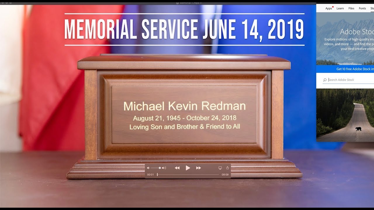Michael Kevin Redman Memorial June 14, 2019 - YouTube