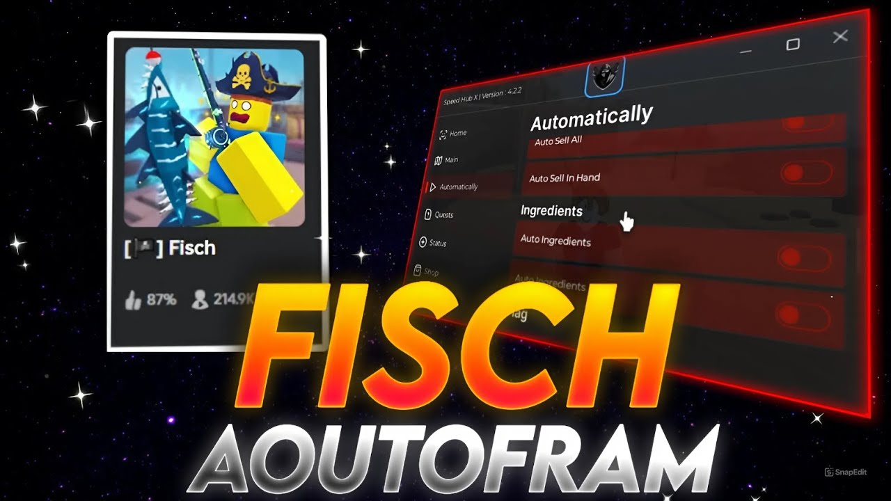 اقوى سكربت ماب السمك Fisch Script – Auto Farm & Shake (ROBLOX) | FISCH ...