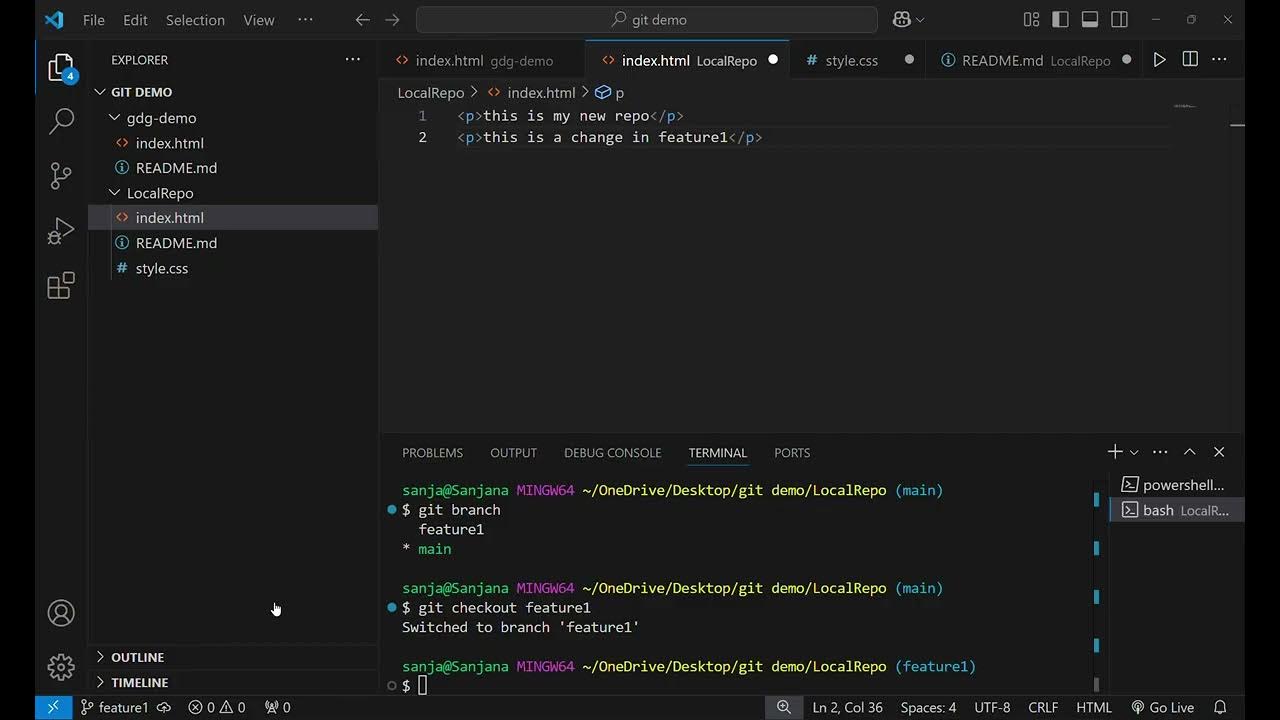 merge using pull request - YouTube