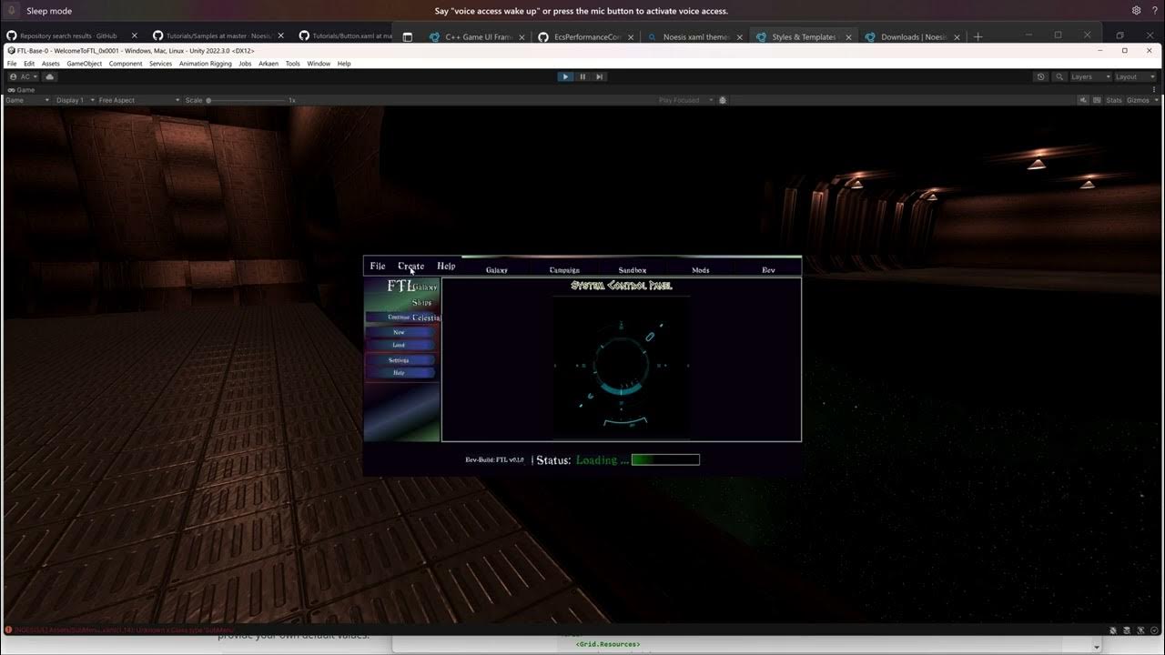 NoesisGUI prototyping - Arkaen: FTL (Game Prototype in Unity) - YouTube