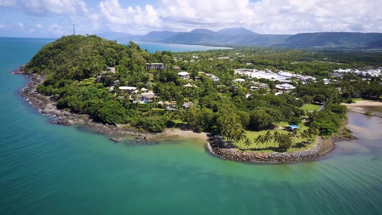 Amazing aerial view over Port Douglas - 4K UHD - YouTube