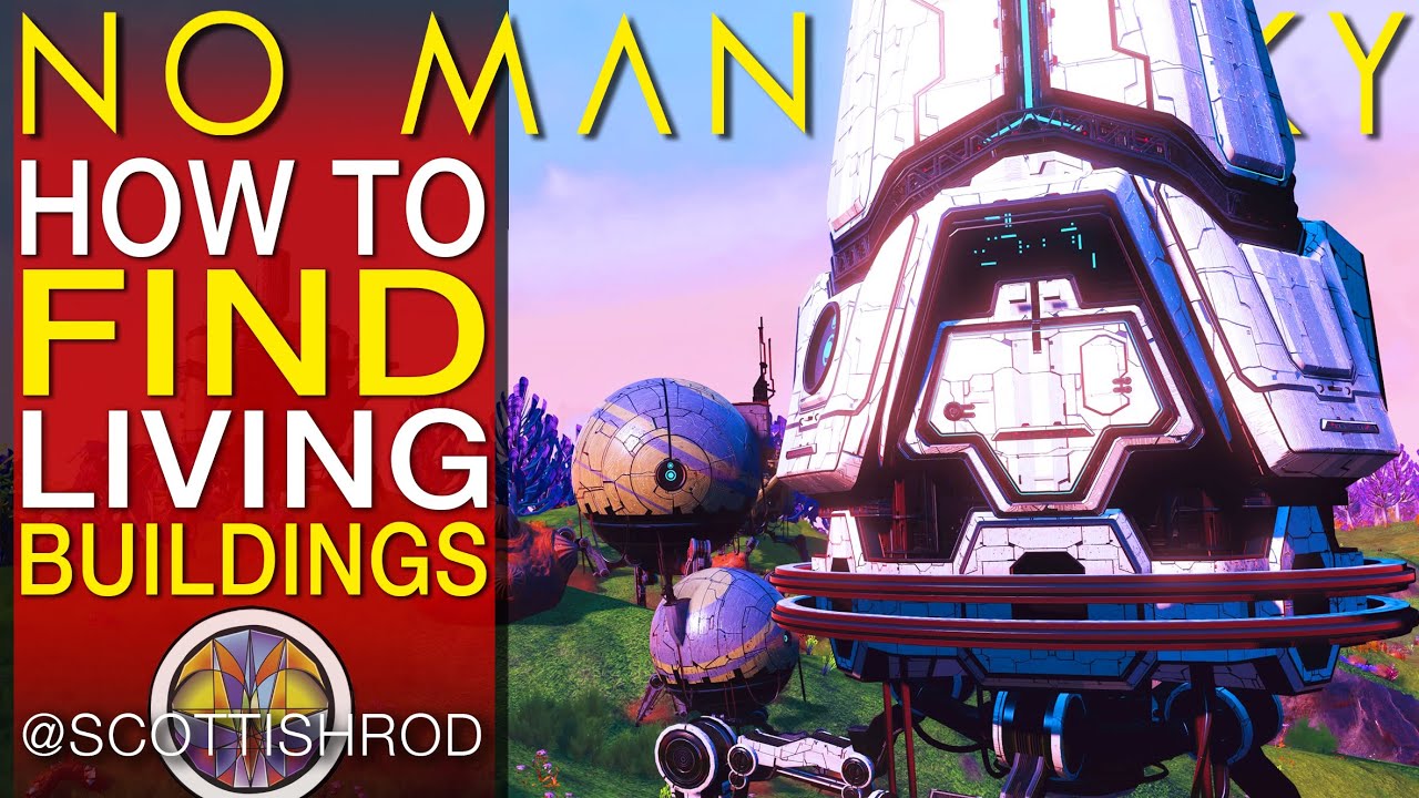 How To Find Living Buildings - New Robot Pets - No Man's Sky Update 5.0 ...