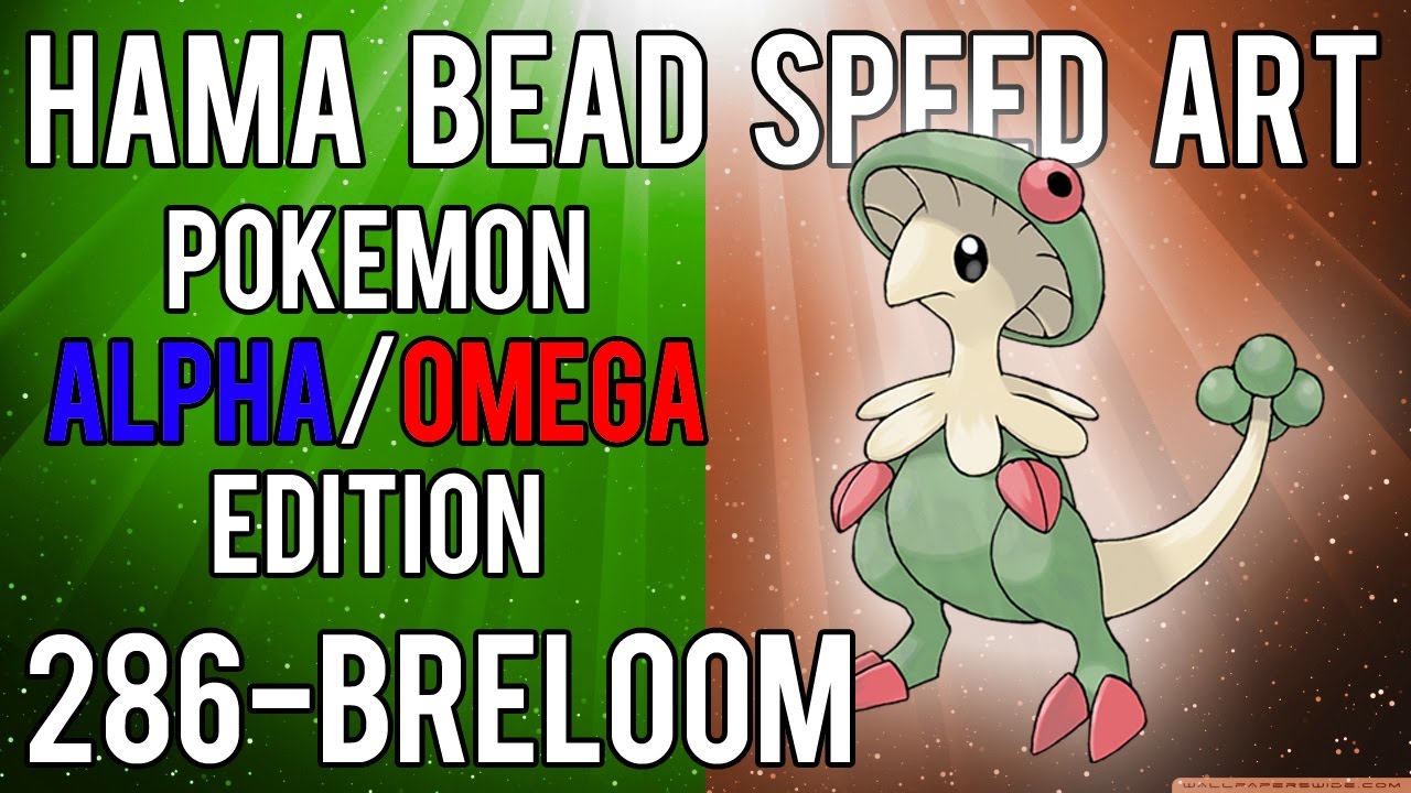 Hama Bead Speed Art | Pokemon | Alpha/Omega | Timelapse | 286 - Breloom ...
