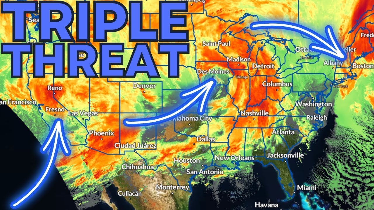 Major storm to bring heavy SNOW and severe weather potential - YouTube