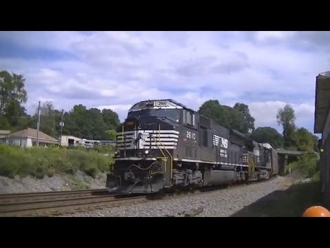 Norfolk Southern 288 NB w/ SD70M #2610 Leading! Mableton,Ga 09-19-2015© - YouTube
