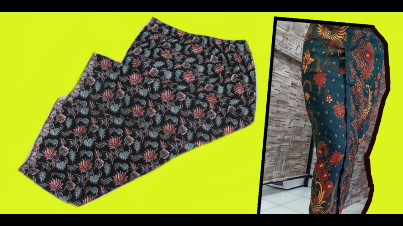 Cara Menjahit Kain Batik Lipat Depan | How To Sew Kain Batik Step By ...