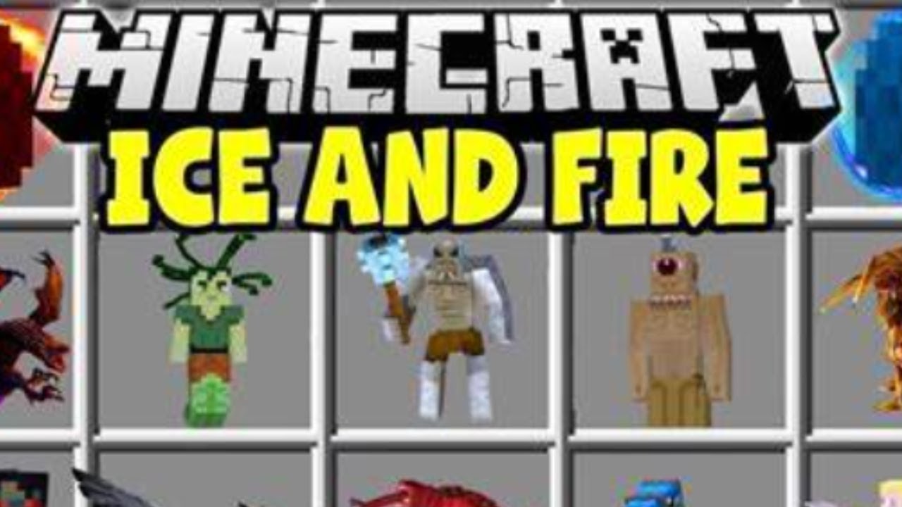 Showcasing all mobs from the ice and fire mod in Minecraft (really ...