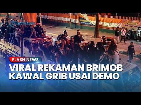 Video Brimob Kawal Rombongan GRIB Jaya Viral saat Kerusuhan Slipi, Polisi Ungkap Fakta Sebenarnya