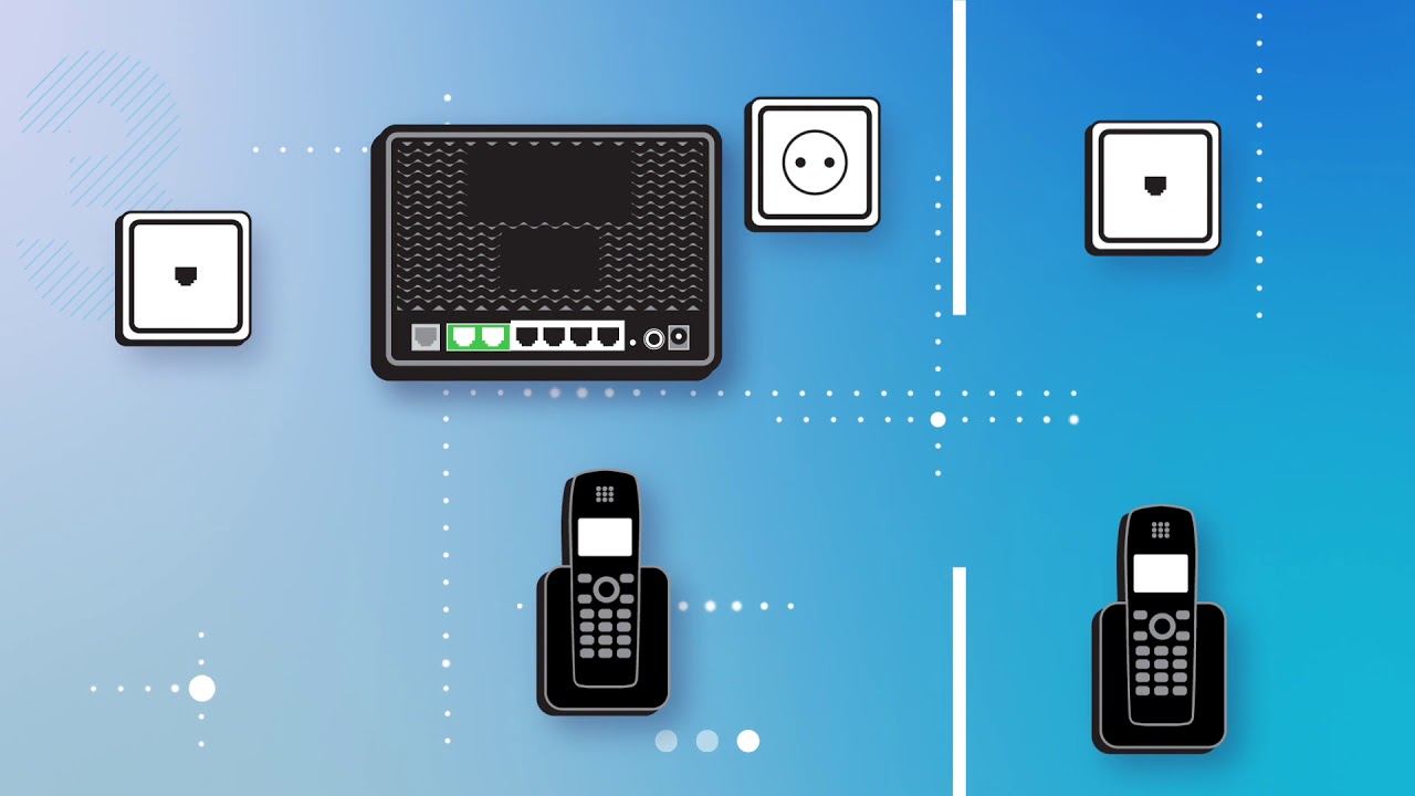 Οδηγίες συνδεσμολογίας σε ευρυζωνική τηλεφωνική γραμμή - YouTube