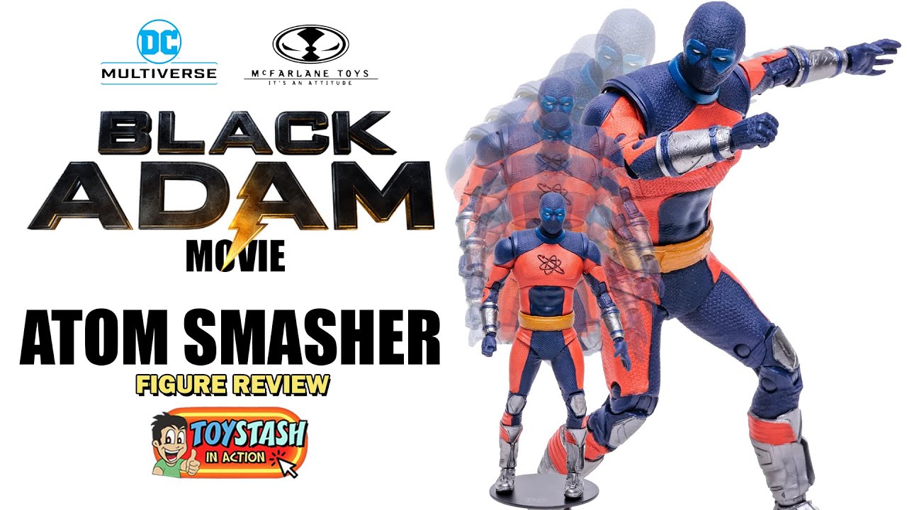 McFarlane DC Multiverse Black Adam Movie - Atom Smasher Figure Review! - YouTube