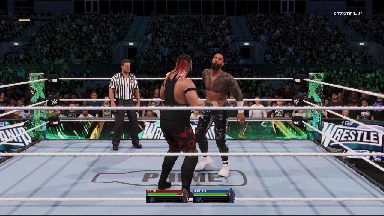 WWE 2K25 "bloodline rules match" - YouTube