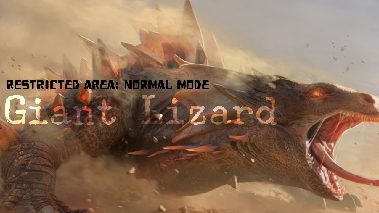 Undawn: Restricted Area - Giant Lizard | normal mode - YouTube