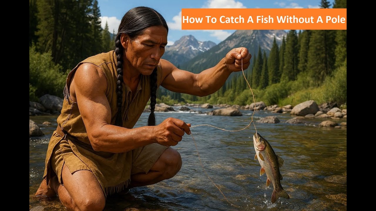 Hand-Line Fishing With Stone Age Tech - YouTube