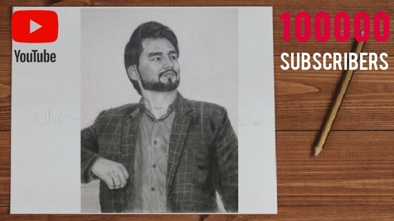 How to draw rocky (spreading gyan) | Pencil Sketch Drawing 😊🫡😄 - YouTube