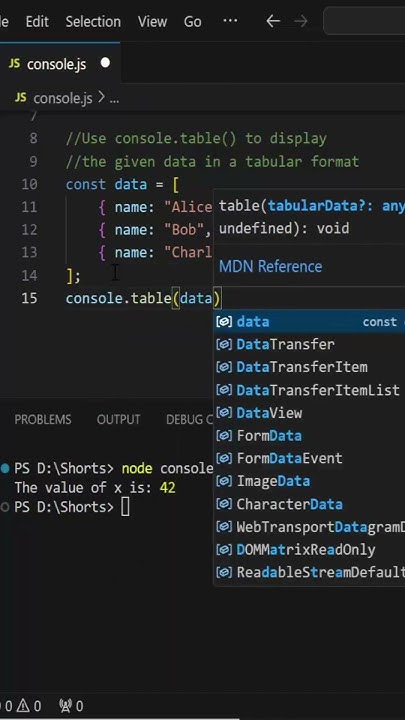 Exploring Various Console Methods In Javascript Youtube