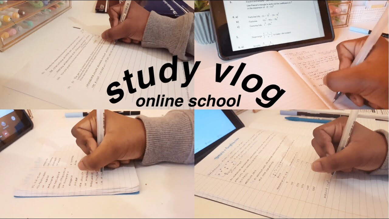 Study Vlog Online School GCSE YouTube Study Vlog Online School GCSE YouTube
