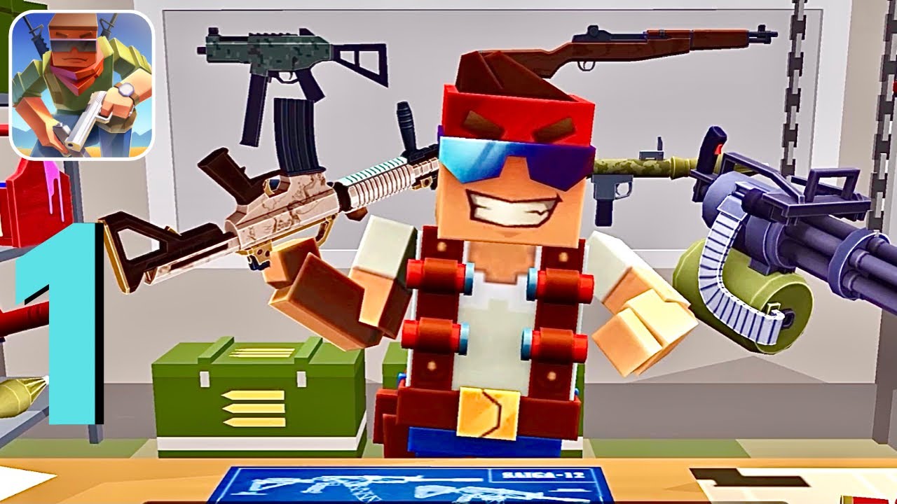 Pixel Combat Zombie Shooting Gameplay Walkthrough (iOS,Andriod) Part 1 ...