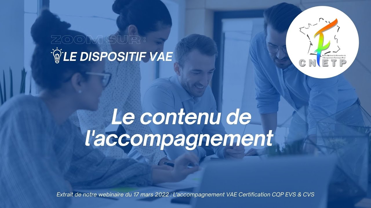 Le contenu de l'accompagnement VAE - YouTube
