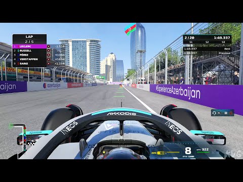 F1 22 - Baku City Circuit - Baku (Azerbaijan Grand Prix) - Gameplay (PS5 UHD) [4K60FPS]
