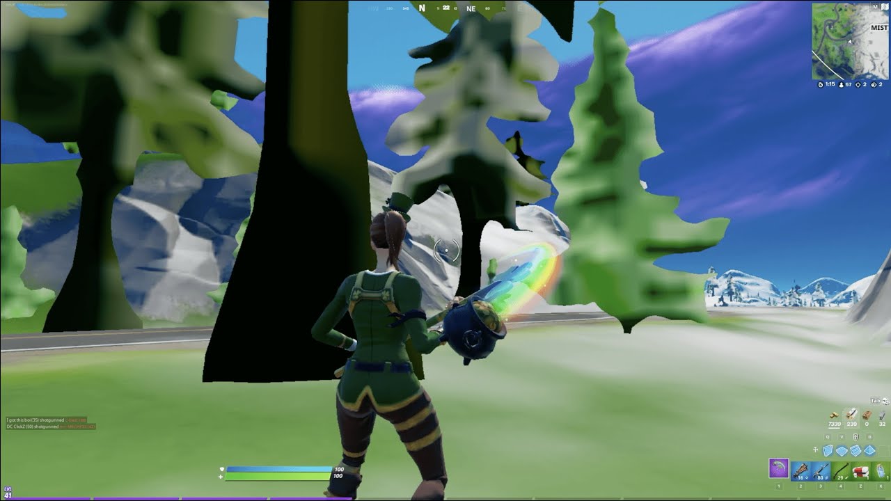 Fortnite mobile graphics on PC... - YouTube