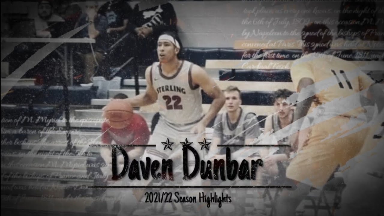 Daven Dunbar 2021/22 Season Highlights HD - YouTube