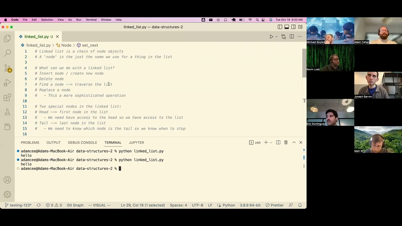 W3d2 Linkedlist Review Call Stack And Recursion 1 Of 2 Youtube