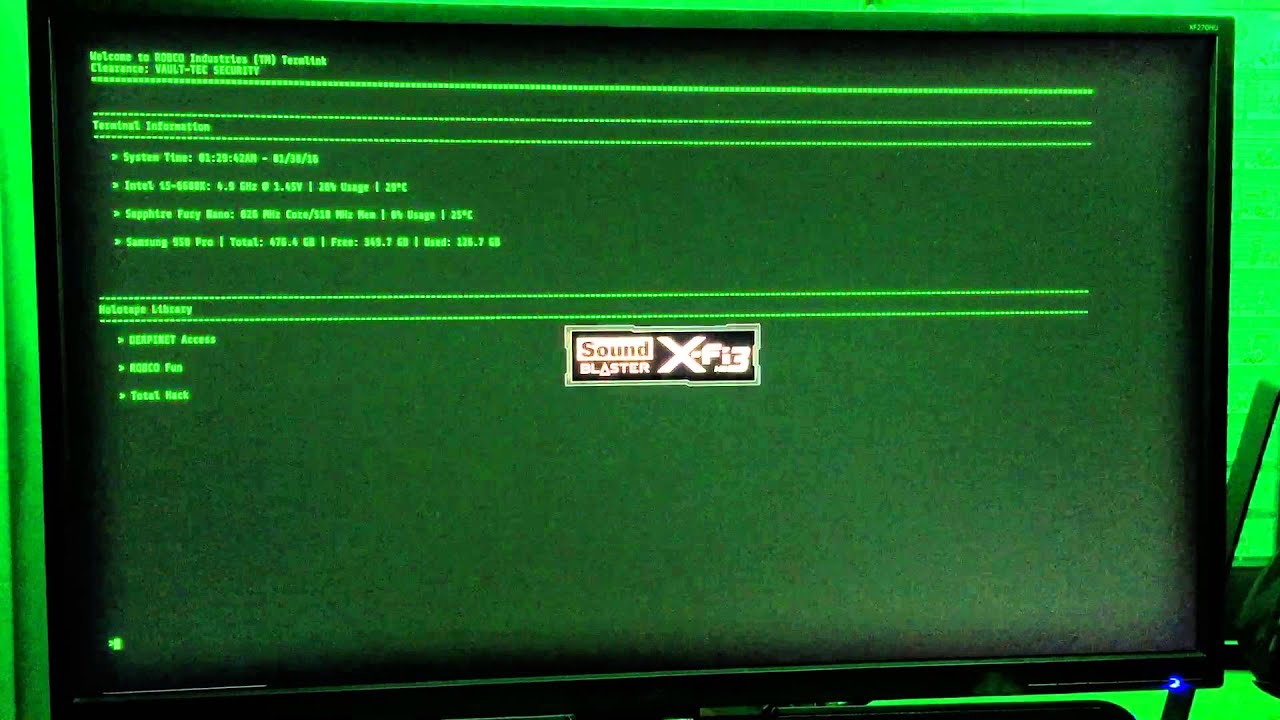 Fallout 4 Rainmeter Theme - YouTube