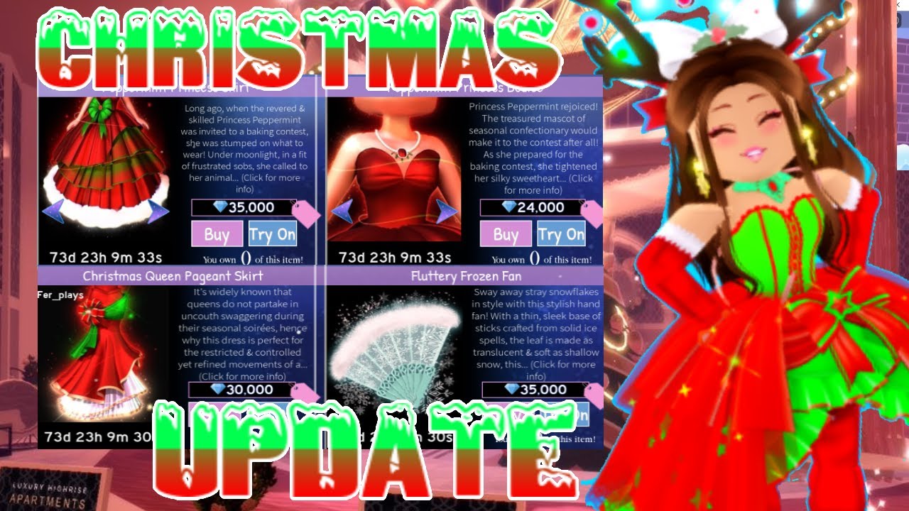 CHRISTMAS is here in Royale High Part 1 🎄 💖 - YouTube