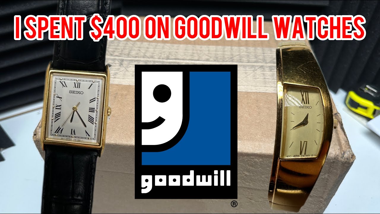 I Spent $400 on GOODWILL Watches and Found Some AMAZING Deals - YouTube