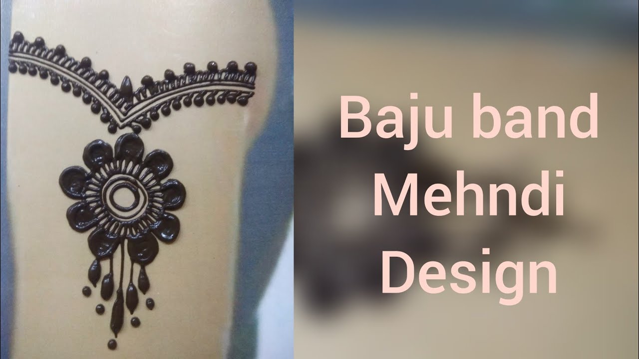 Simple Baju band Mehndi l Bajuband Mehndi design l baju band mehndi l ...