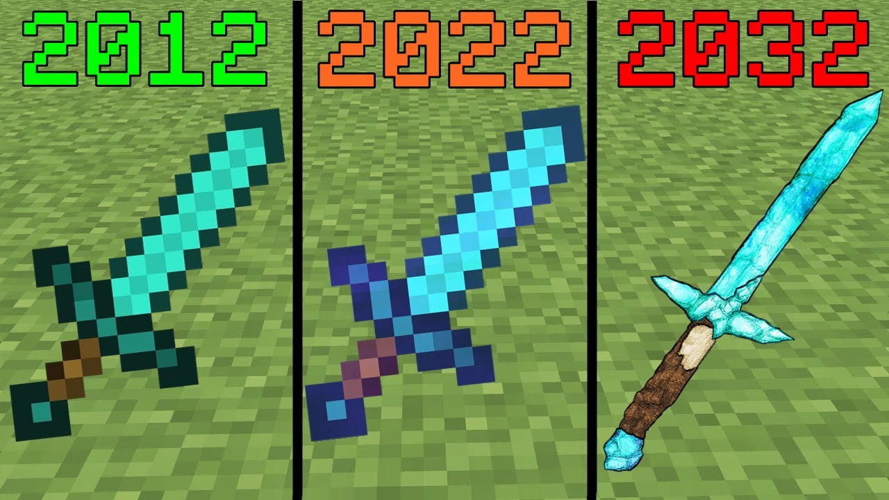minecraft in 2012 vs 2022 vs 2032 - YouTube