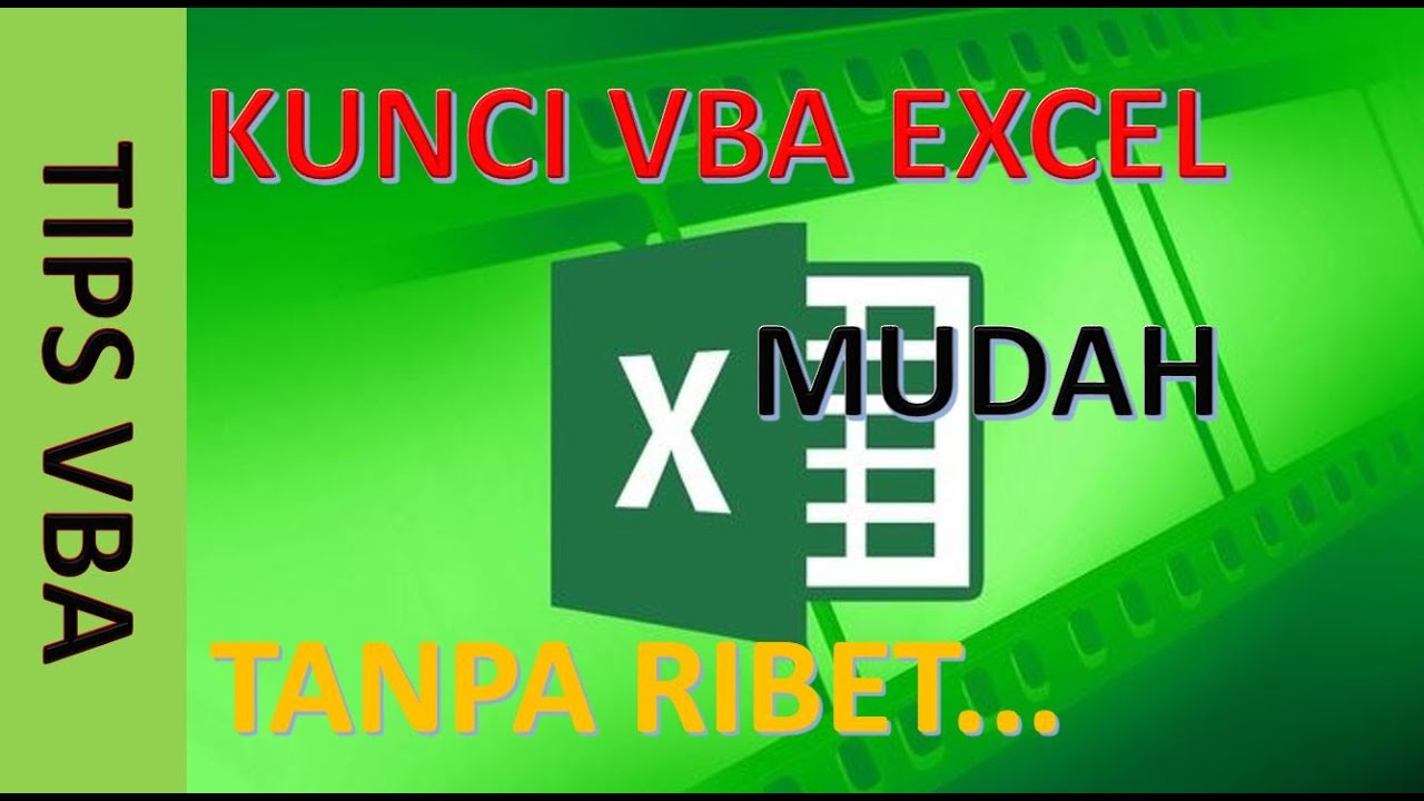 Cara mengunci vba macro excel - Paling Simple - YouTube