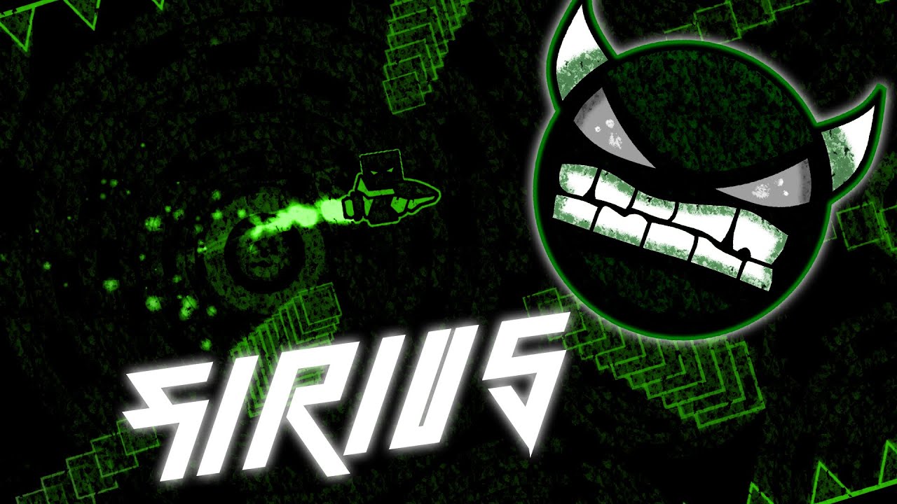 Geometry Dash (HARD DEMON) -Sirius- By FunnyGame - YouTube