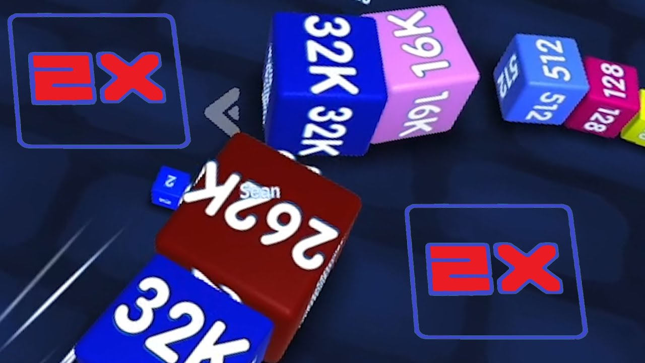 Cube 2048.io Game 🎲 A NEW GAME 🎲 CUBES SNAKE 2048.io Gameplay - YouTube