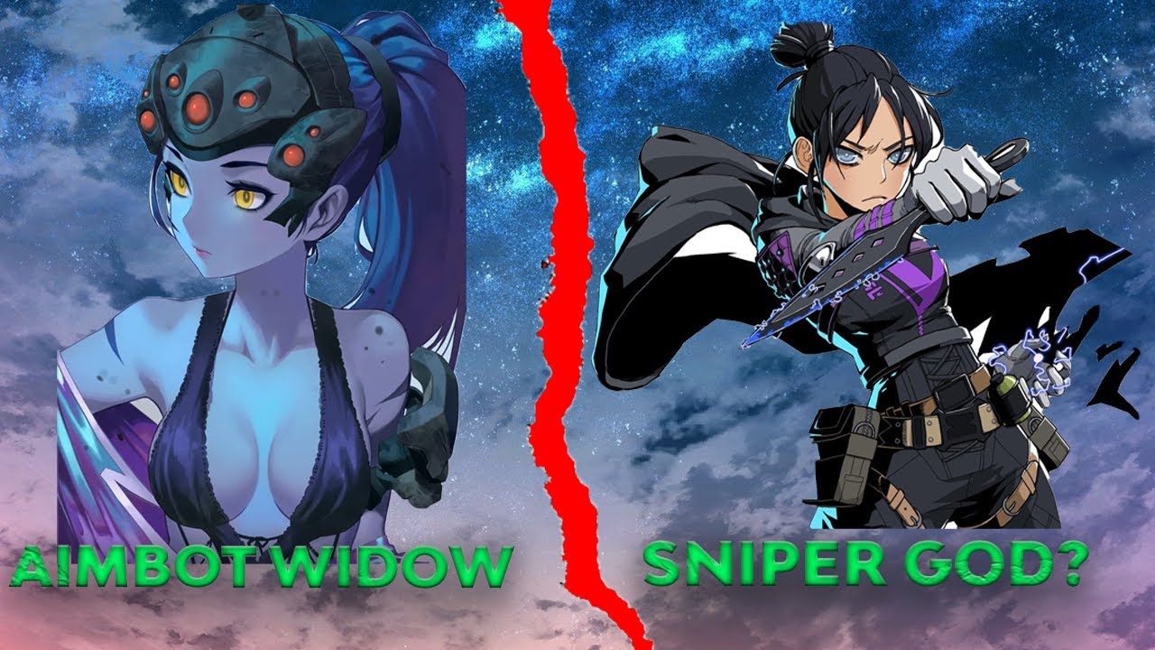 AIMBOT WIDOW play Apex first 10 days (old moments) - YouTube