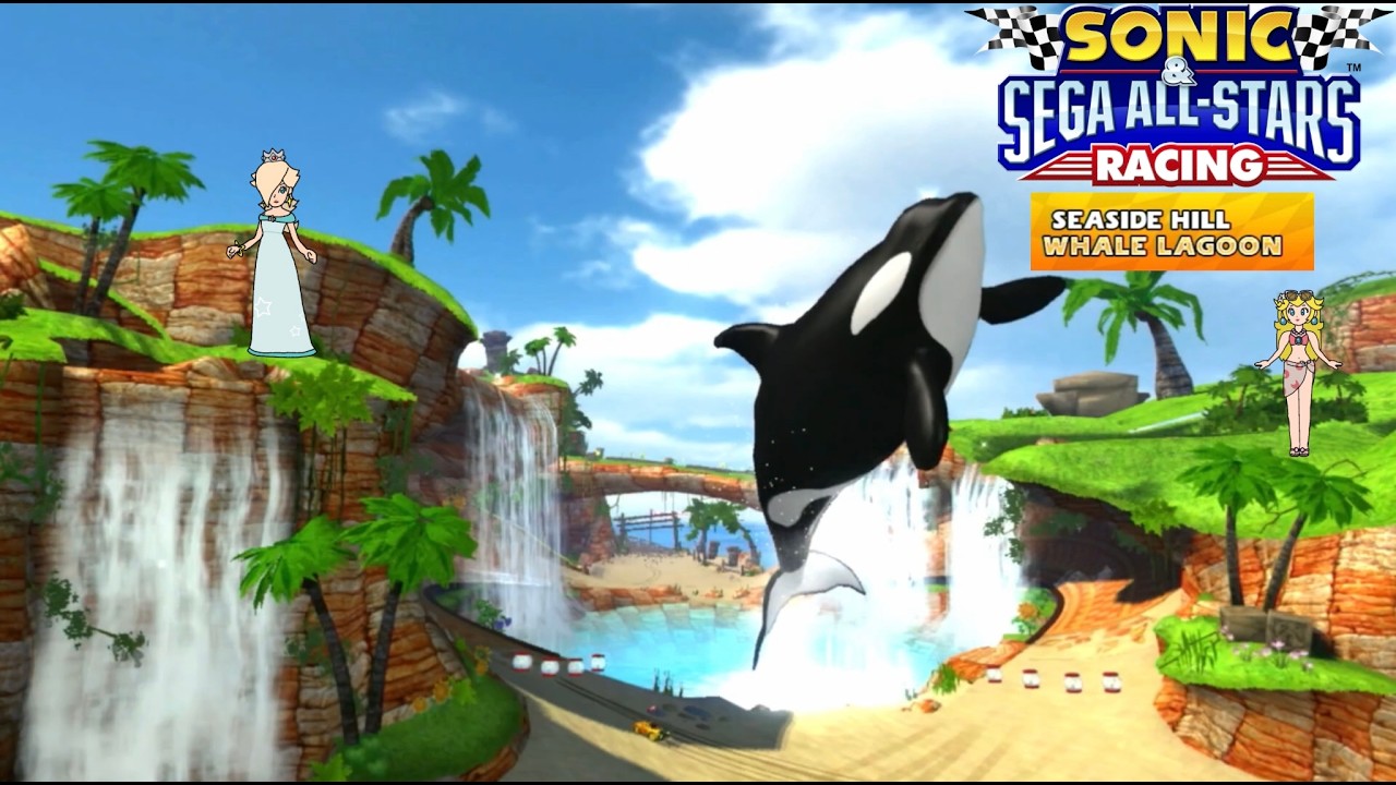 Sonic & SEGA All Stars Racing (Wii) Whale Lagoon Introduction - YouTube