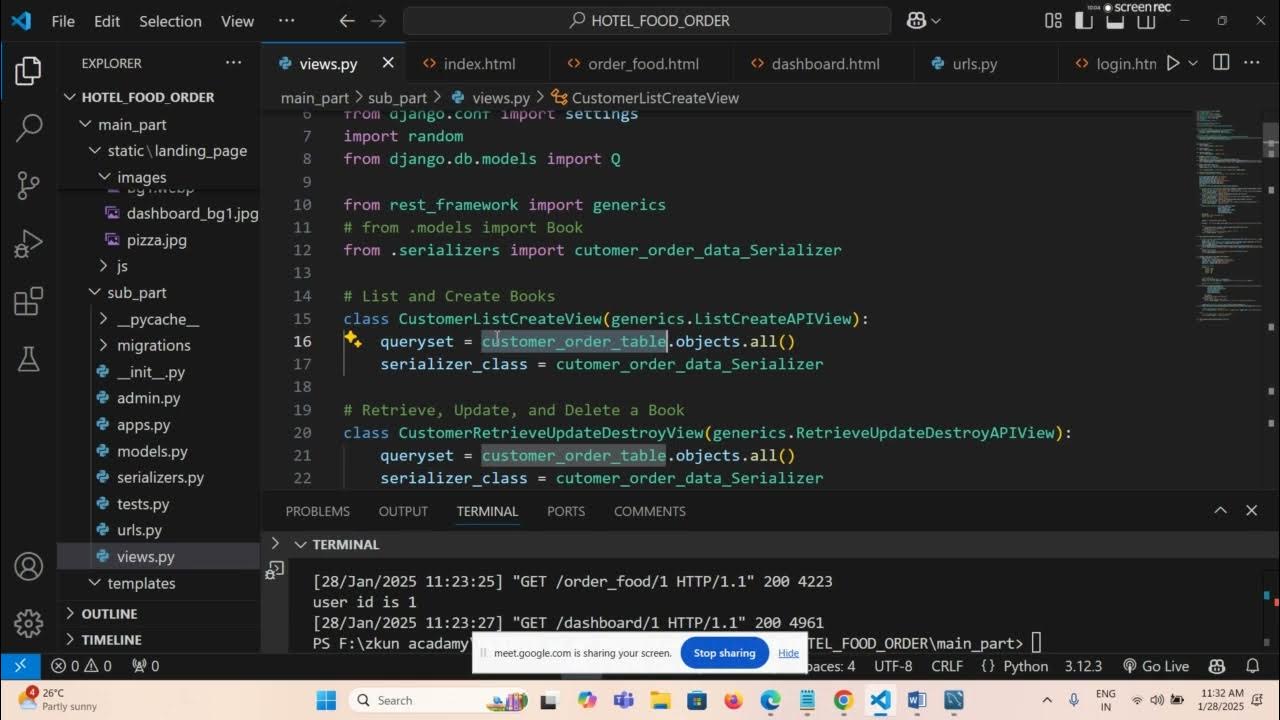 DJANGO CLASS 5 DJANGO RESTFRAMEWORK AND ADMIN DASHBOARD FULL PROJECT - YouTube
