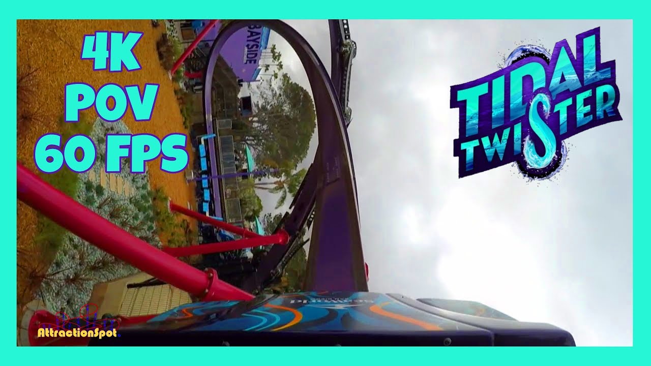 Tidal Twister On-ride Mounted (4K POV) 60 FPS SeaWorld San Diego - YouTube