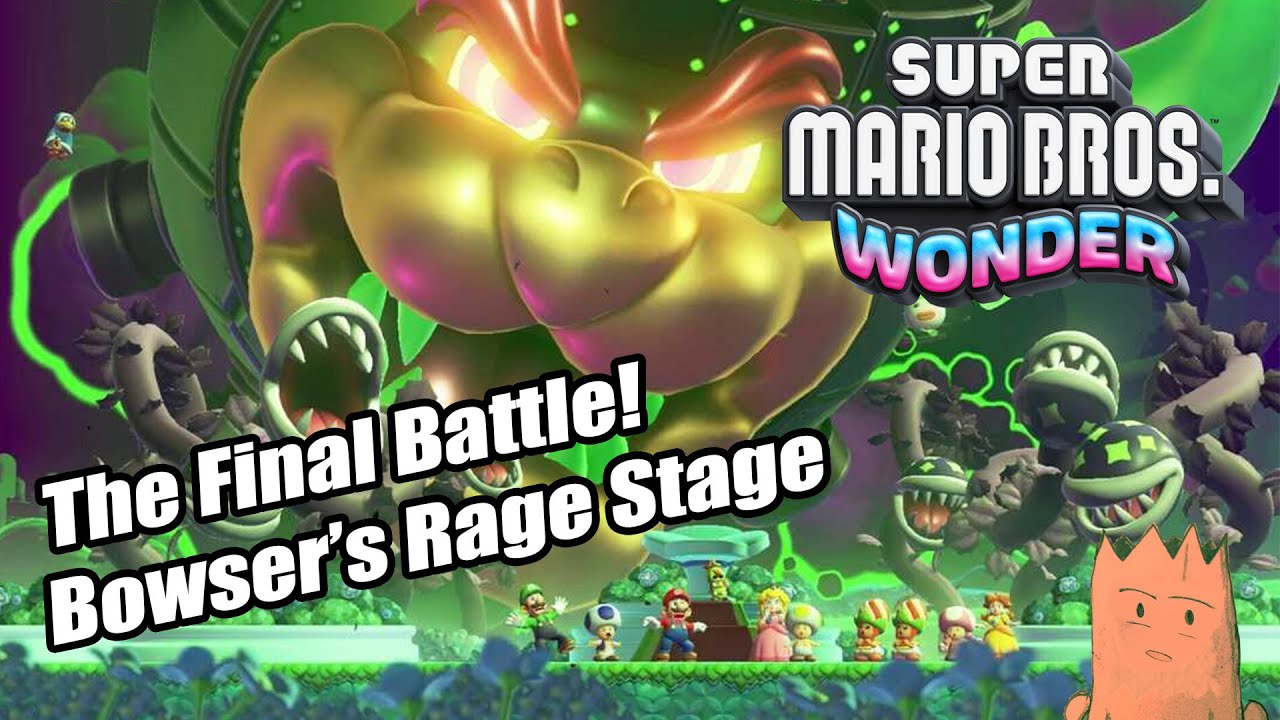The Final Battle Bowser's Rage Stage! - YouTube