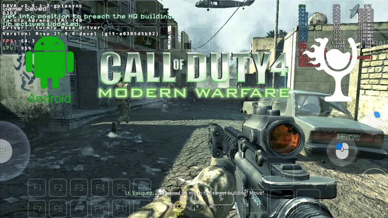 CALL OF DUTY 4 MODERN WARFARE | ANDROID OFFLINE | NEW TURNIP 25.0.0 R3 ...