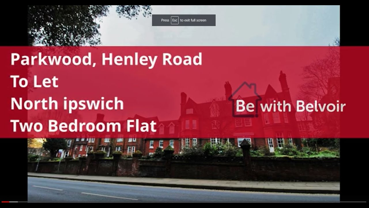 Parkwood, Henley Road, Ipswich (To Let via Belvoir Ipswich) - YouTube