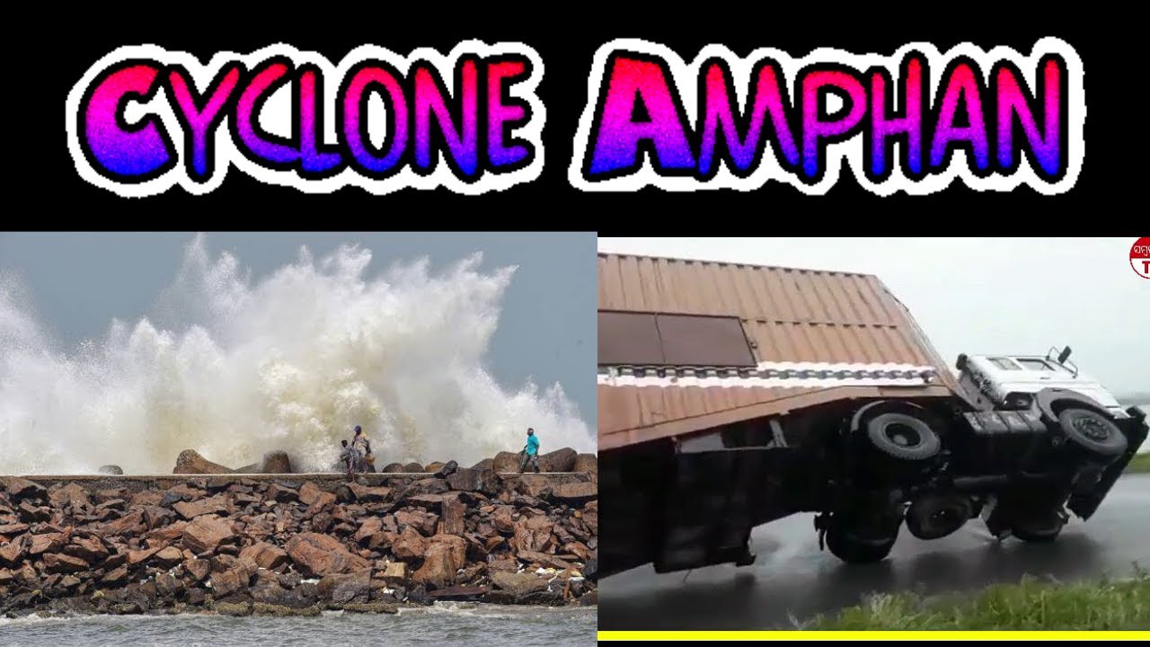 Cyclone hits India // Very Scary footage from Amphan Cyclone ...