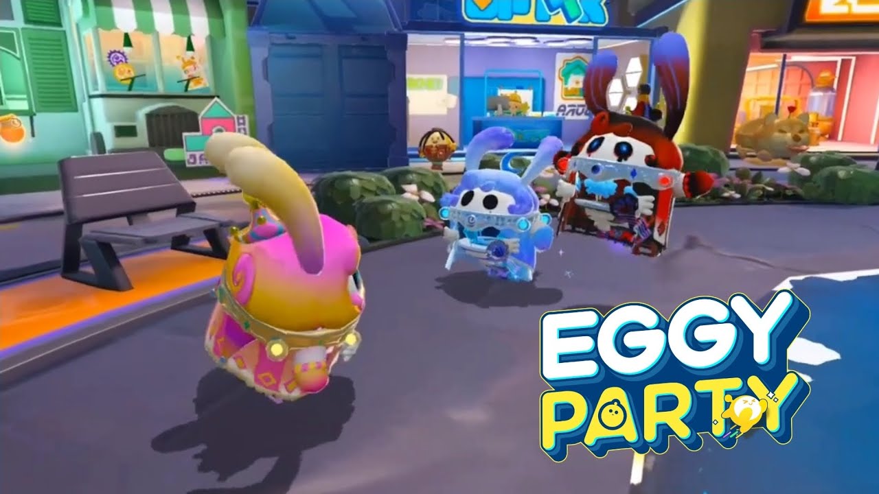 The Official Preview Video of Eggy Party - Rabbits & Playground of Wonders References in Eggy ...