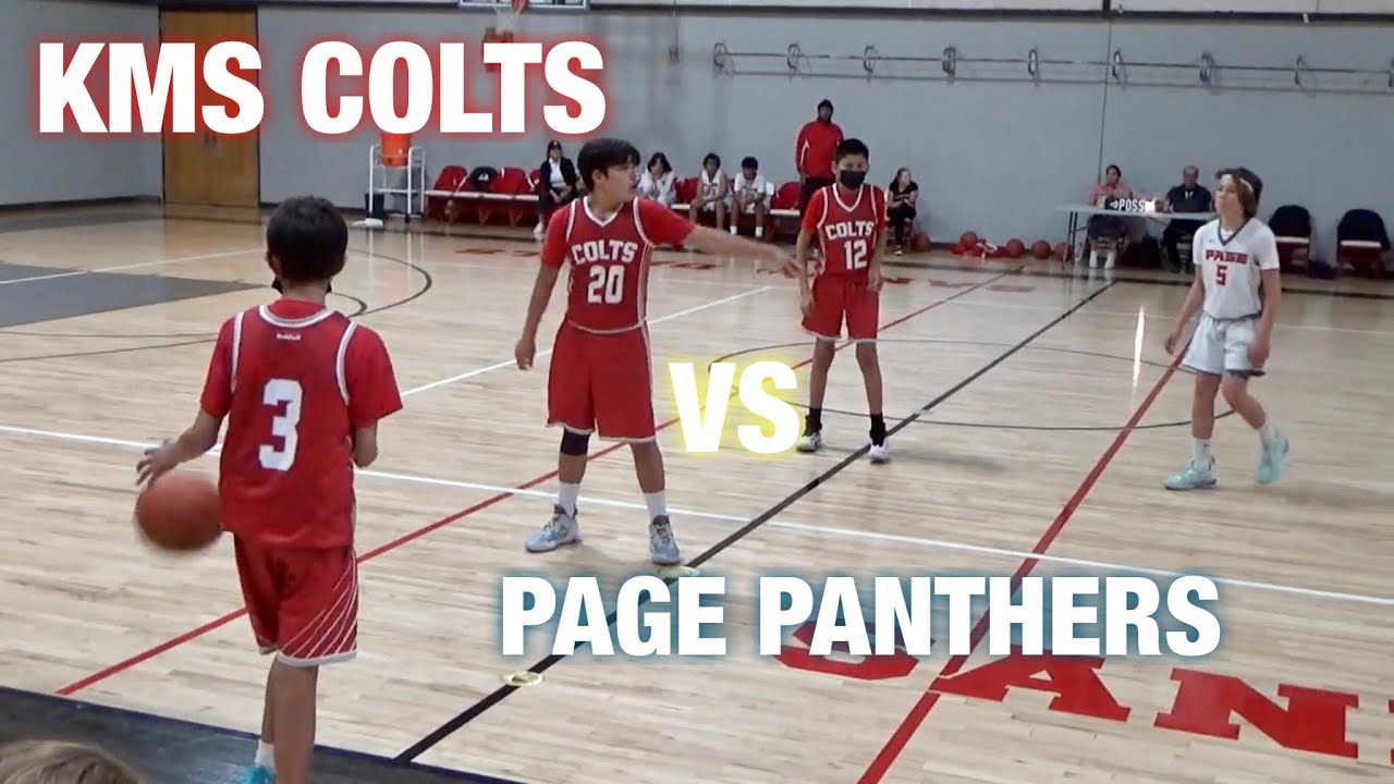 Kayenta Middle School Colts VS Page Middle School Panthers (2 Overtime ...